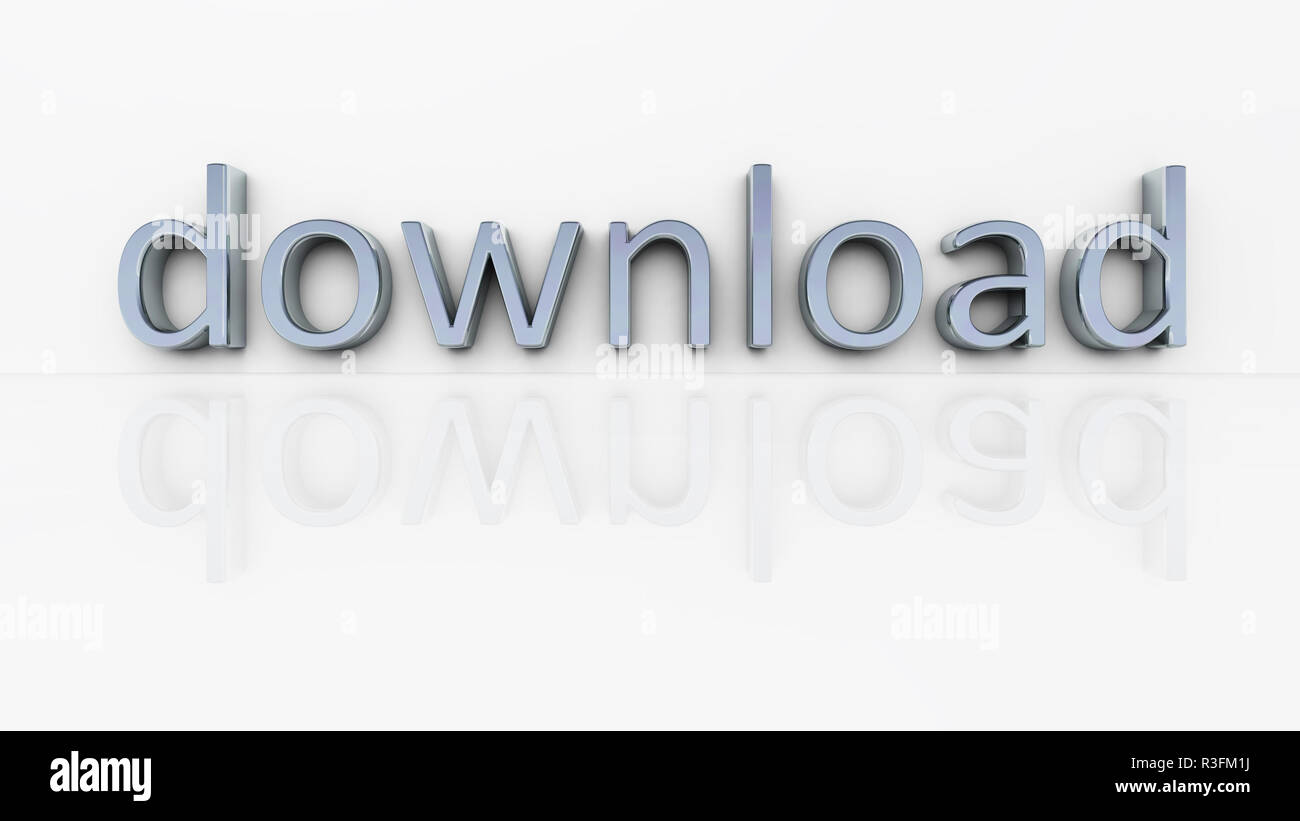 chrome word download Stock Photo - Alamy
