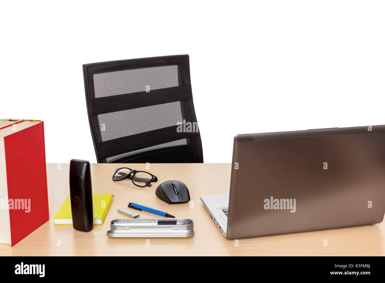 desk with utensils Stock Photo - Alamy