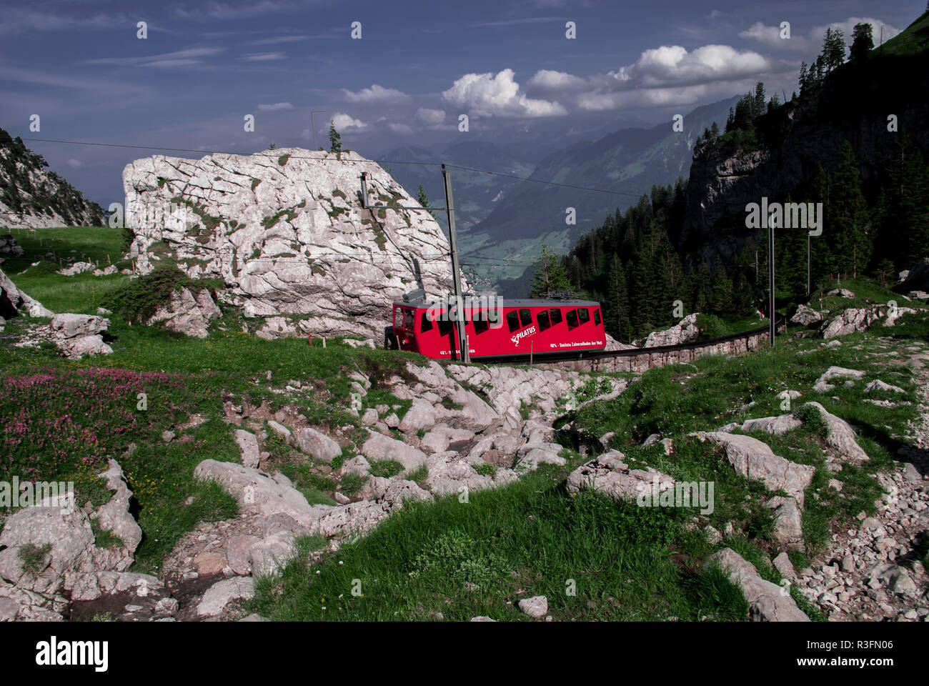 Switzerland mountain transport hi-res stock photography and images - Alamy