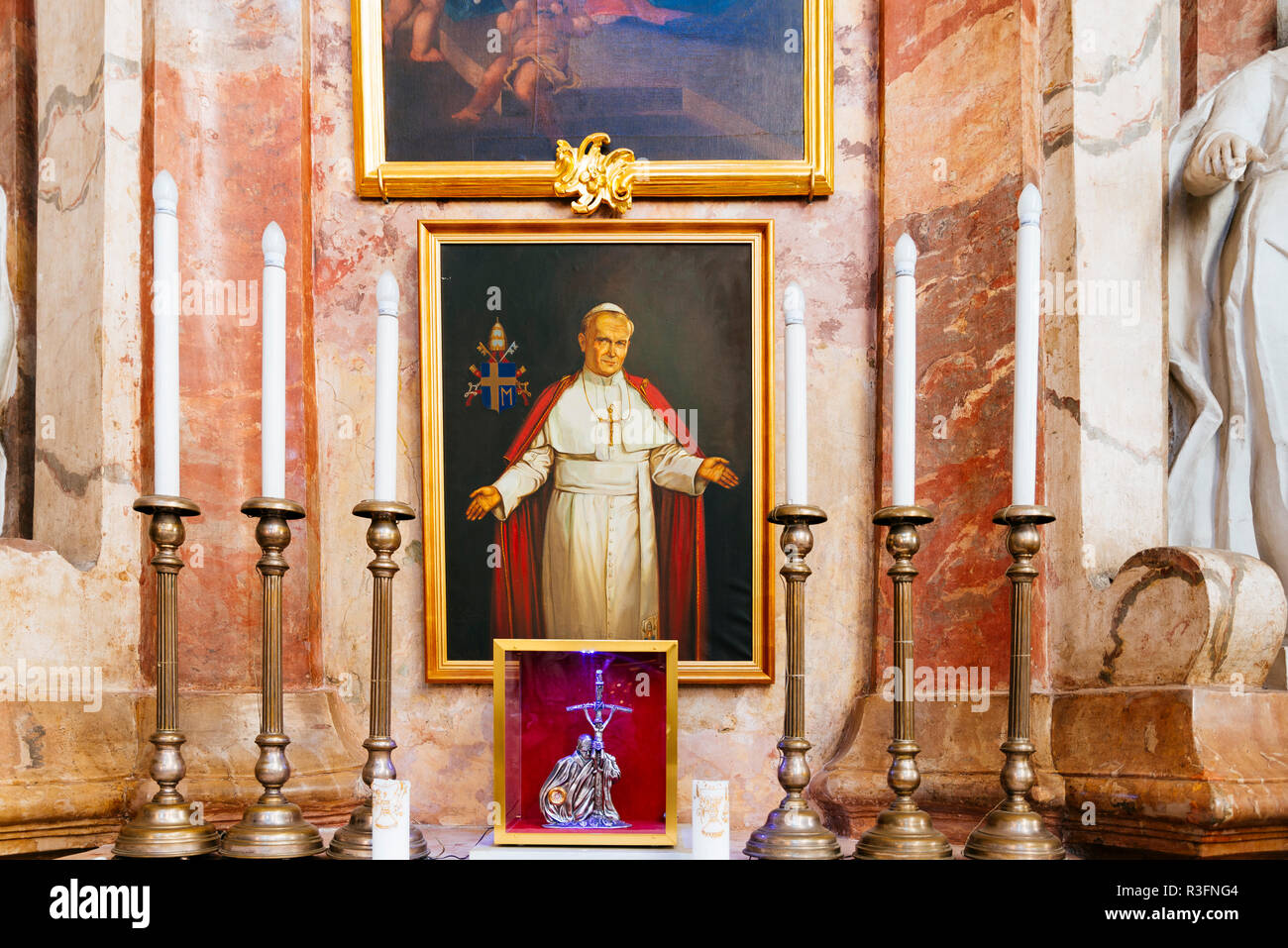 Chapel dedicated to Pope John Paul II, Dominican Church of the Holy ...