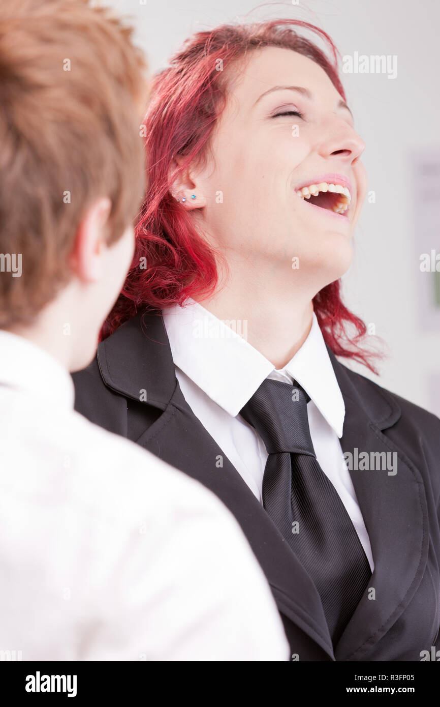 Man pestering woman hi-res stock photography and images - Alamy