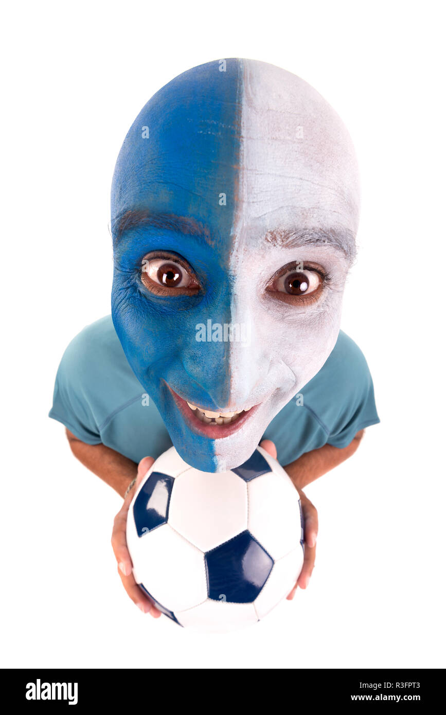 Football facepaint hi-res stock photography and images - Alamy
