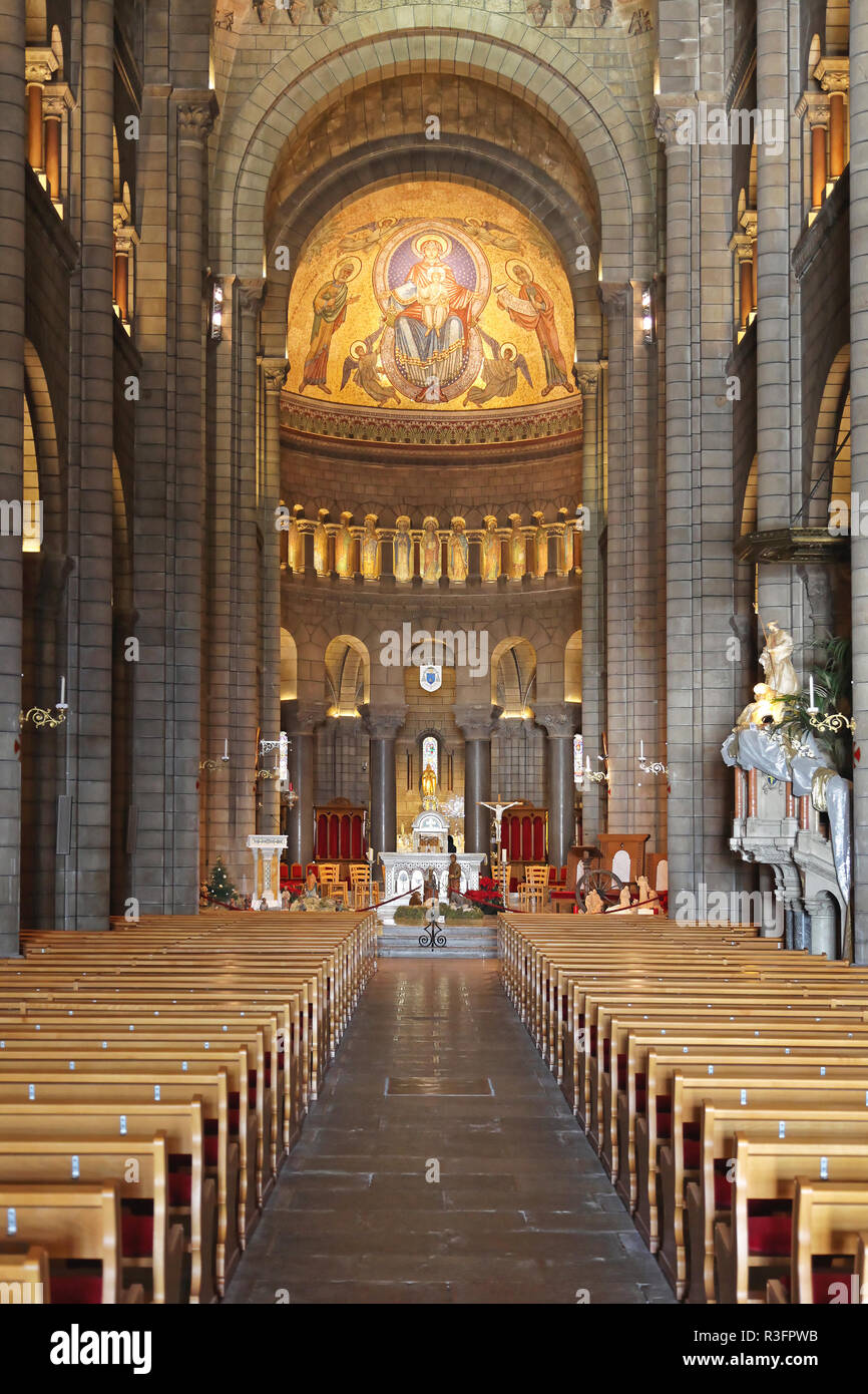 MONACO CITY, MONACO - JANUARY 18: Saint Nicholas Cathedral in Monaco on ...