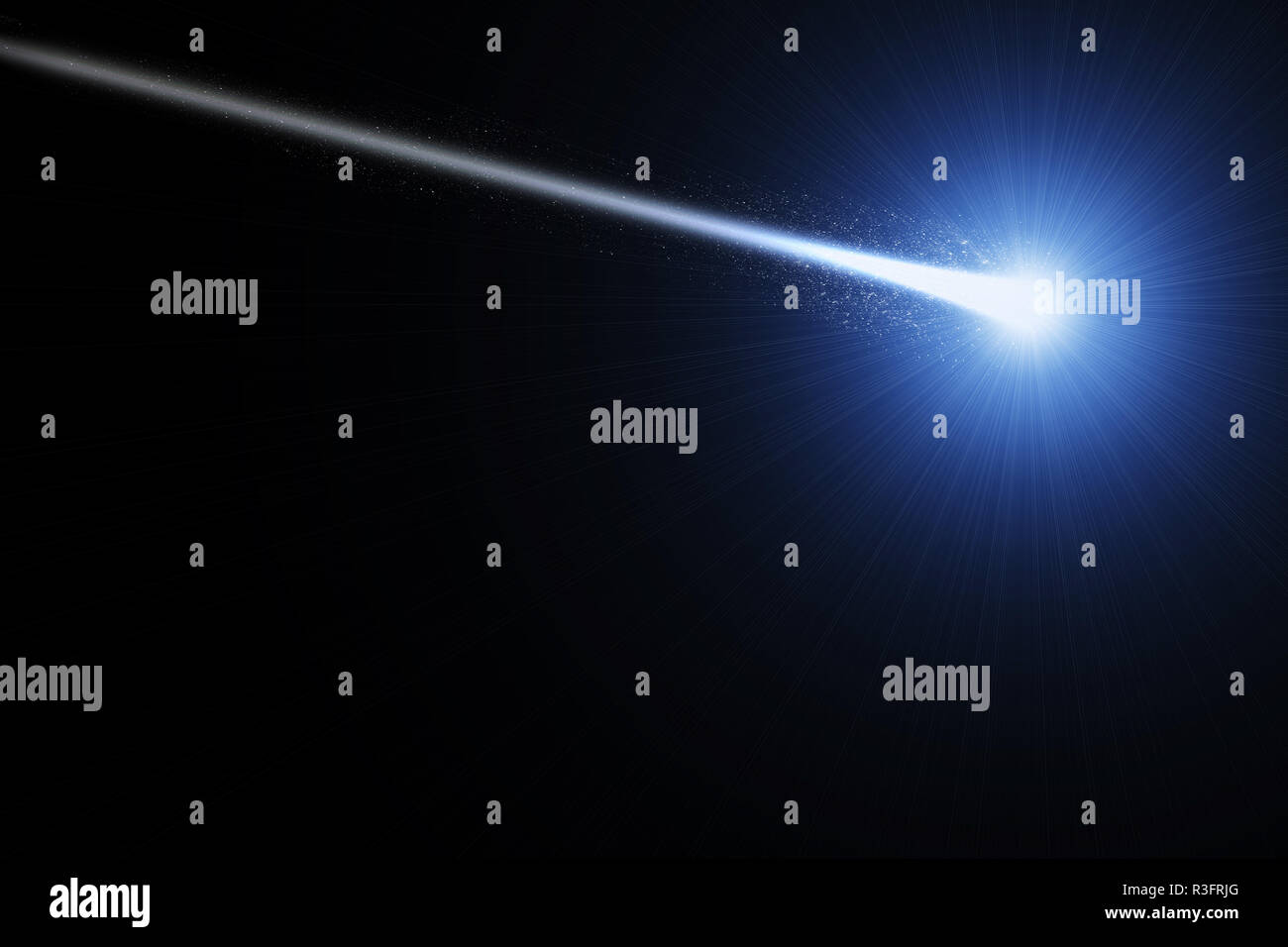 comet in the night sky Stock Photo - Alamy