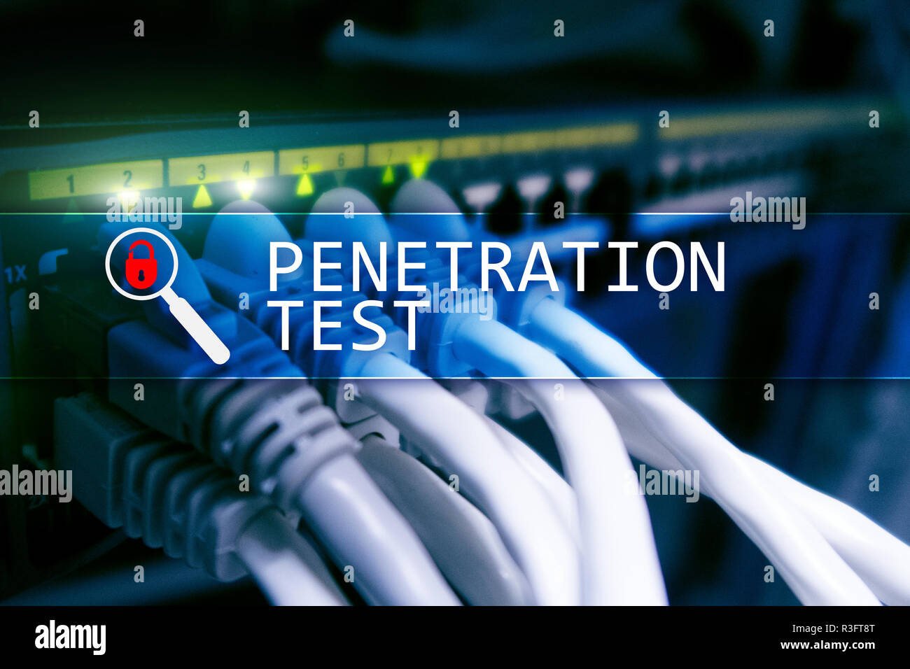 Penetration test. Cybersecurity and data protection. Hacker attack ...
