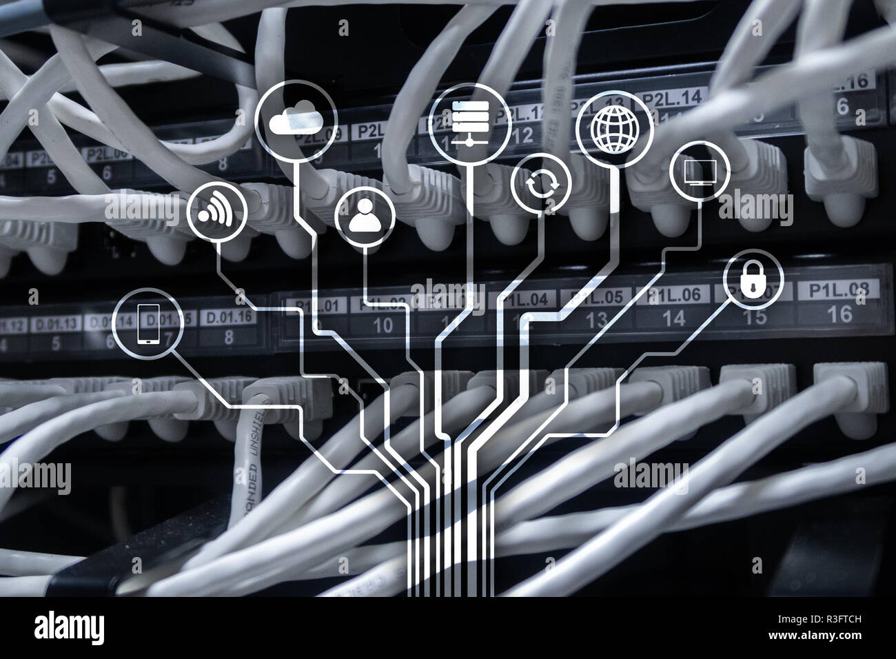 IOT, Internet of things, telecommunication concept Stock Photo - Alamy
