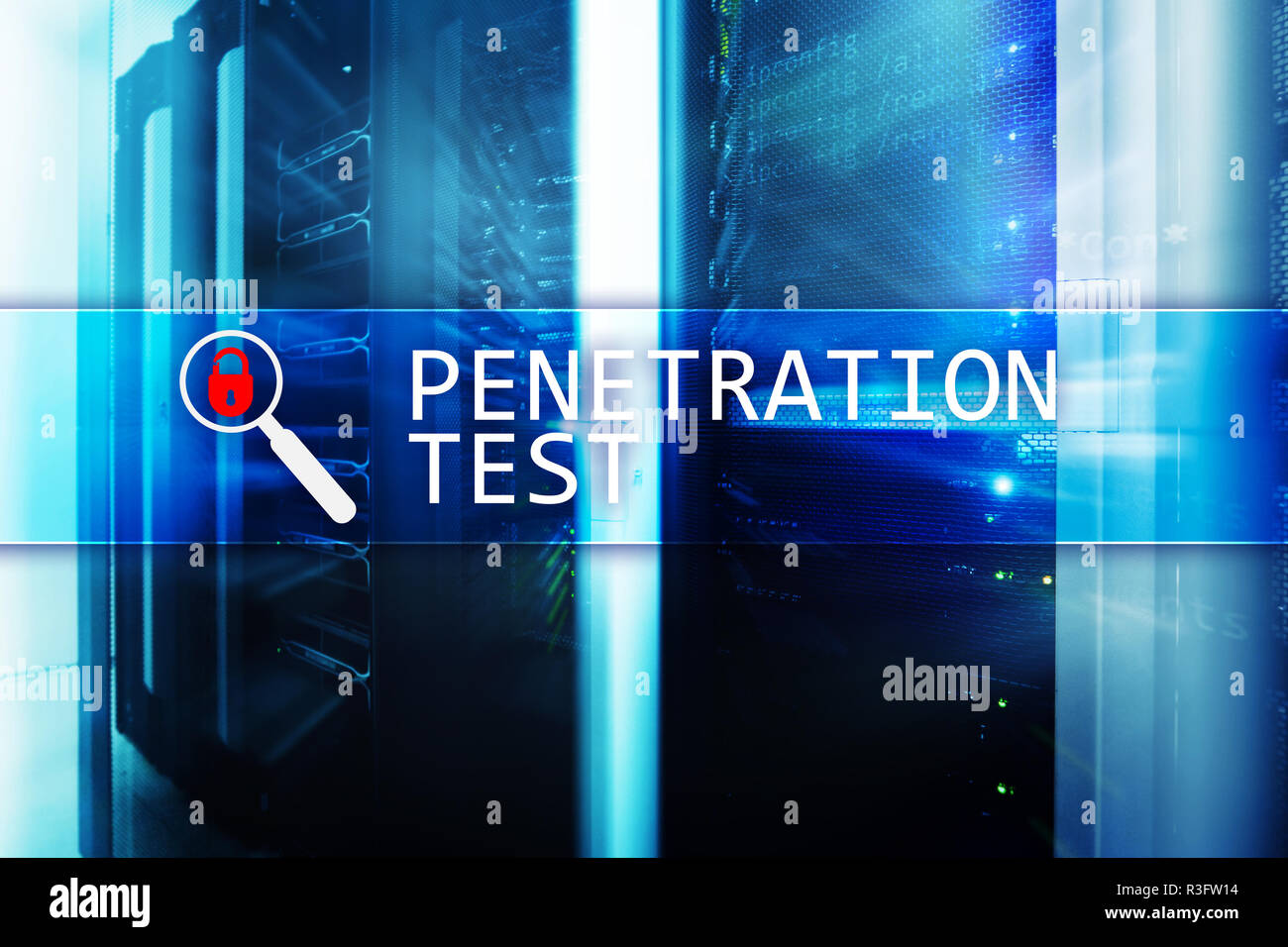 Penetration test. Cybersecurity and data protection. Hacker attack ...