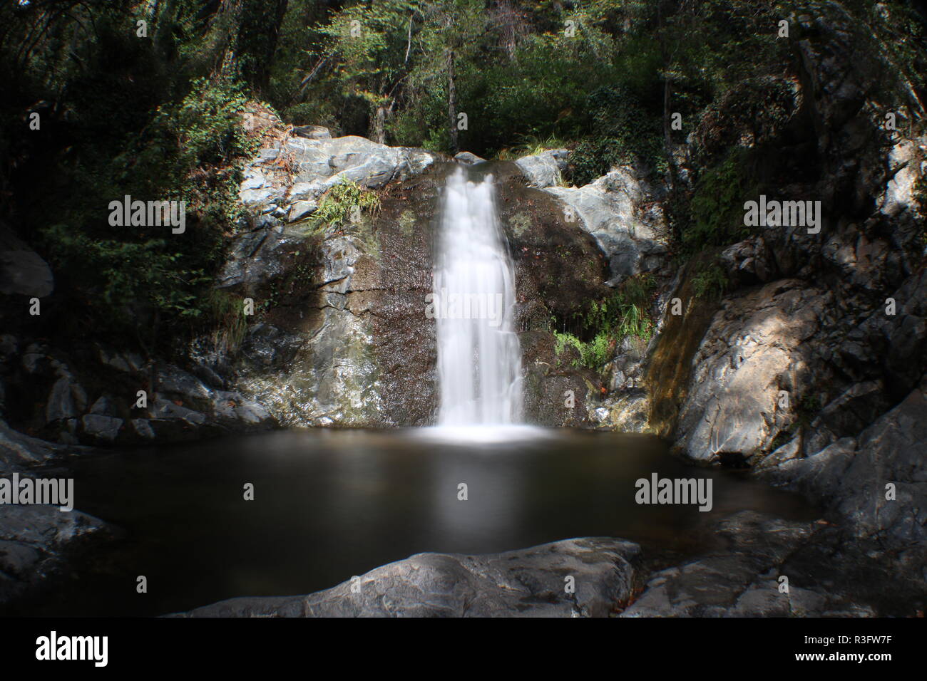 The waterfall of Foini Stock Photo - Alamy