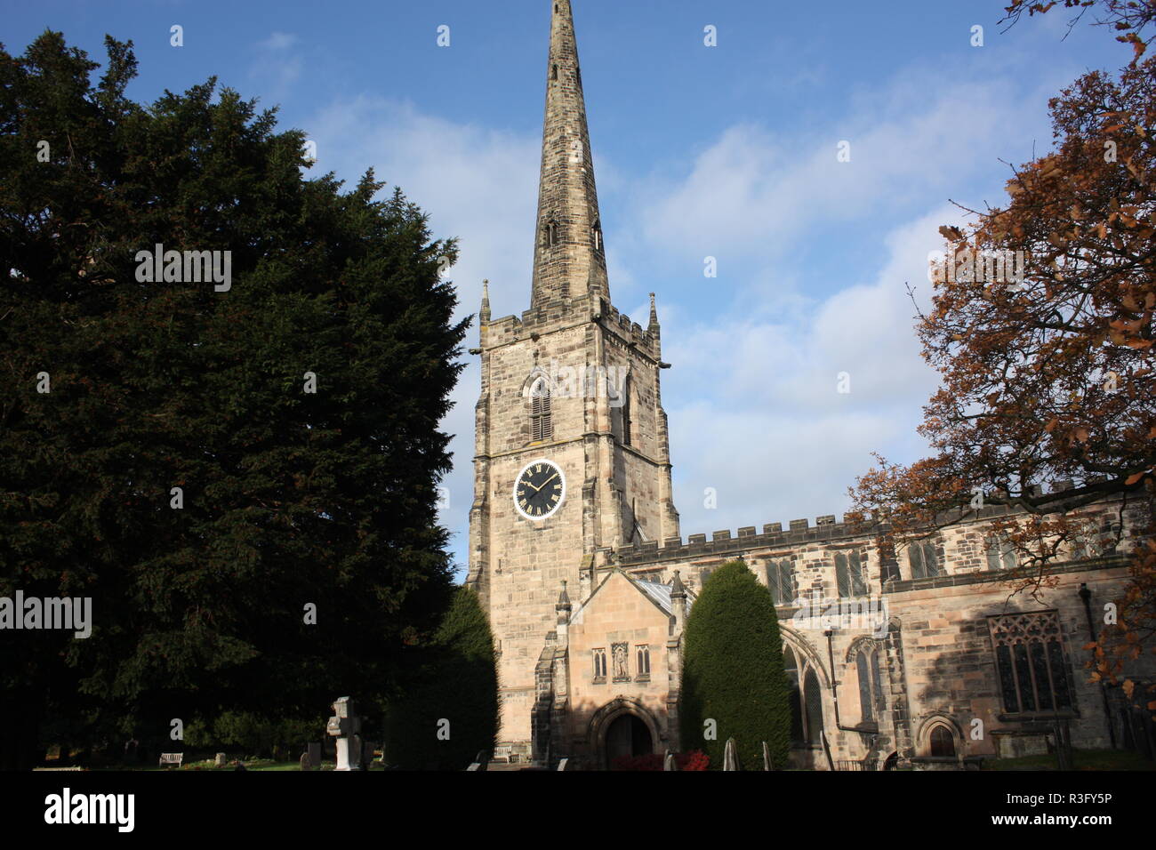 St Wystan's Church, Repton, Derbyshire Stock Photo - Alamy