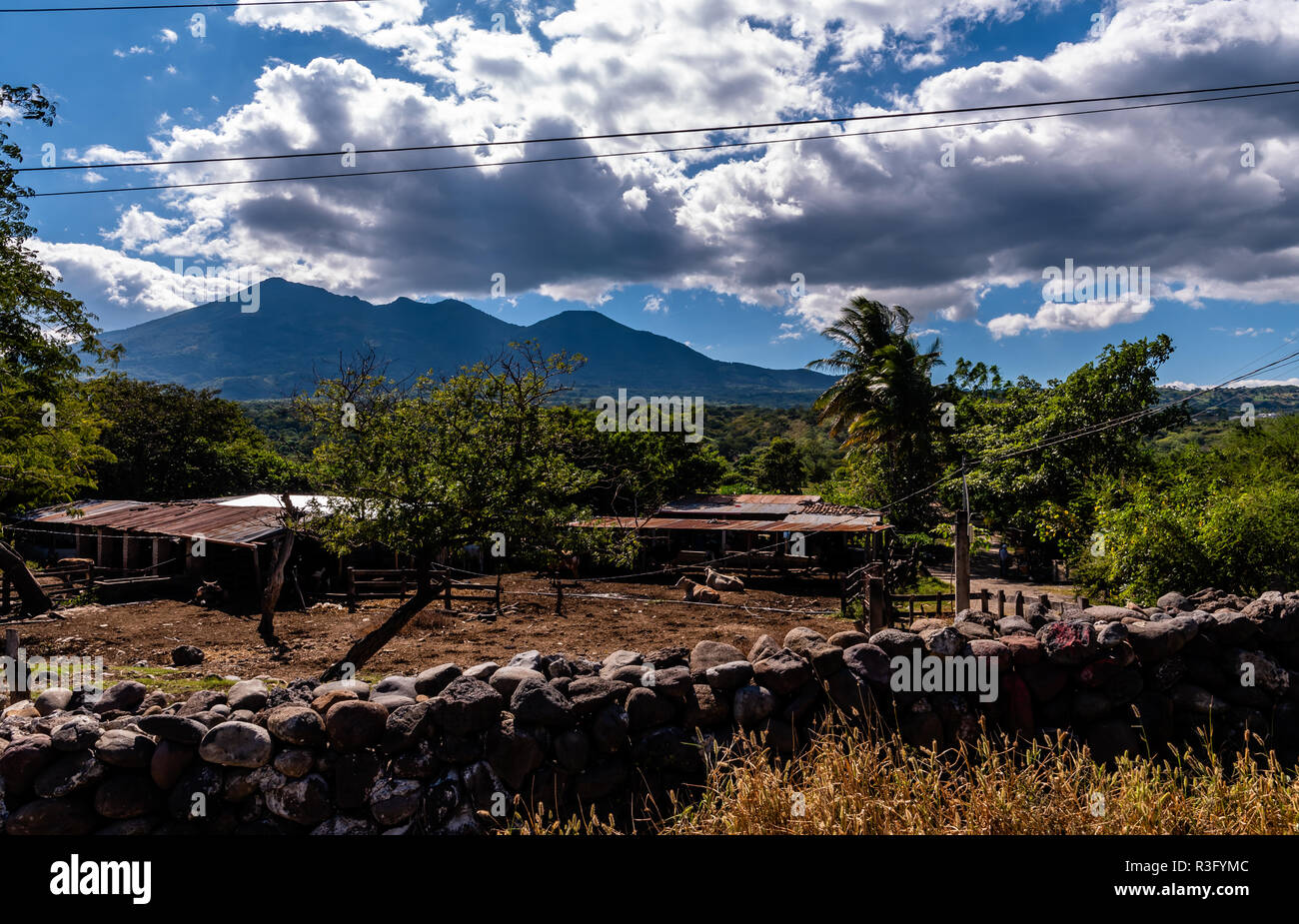 Guatemalan farm and landscape Stock Photo - Alamy