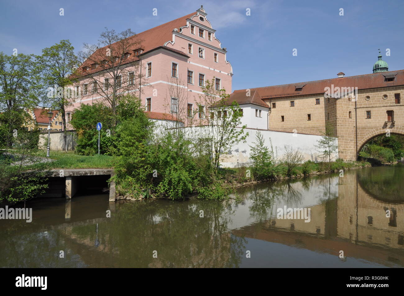 castle and stadtbrille in amberg Stock Photo - Alamy