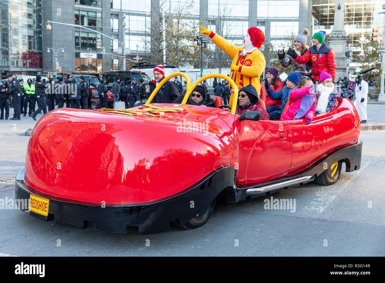 Mcdonalds big red shoe car hi-res stock photography and images - Alamy