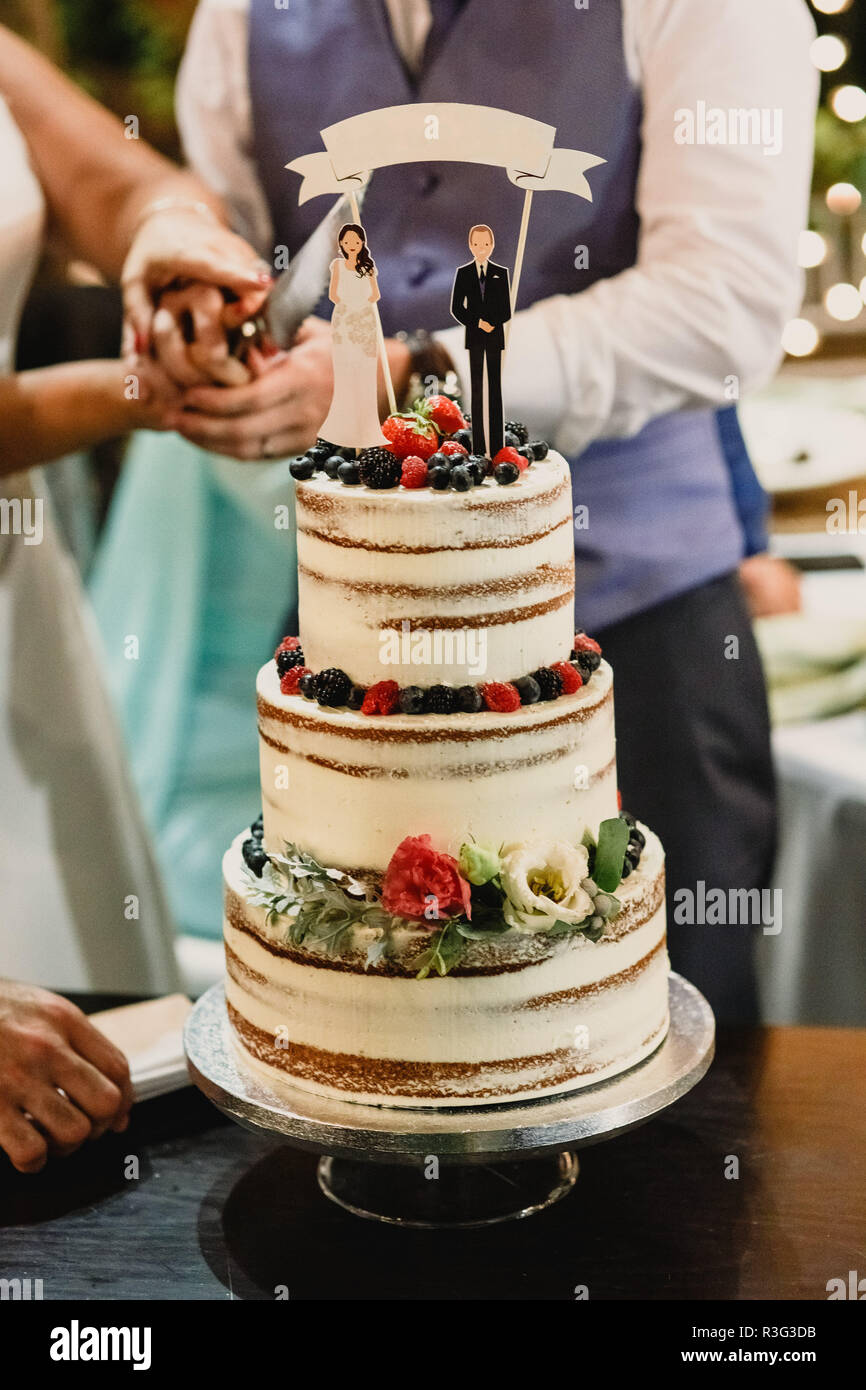 Wedding cake sweet bakery Stock Photo - Alamy