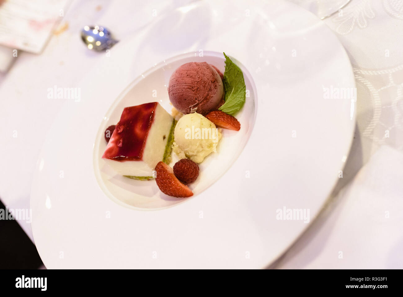 Wedding main dish Stock Photo - Alamy