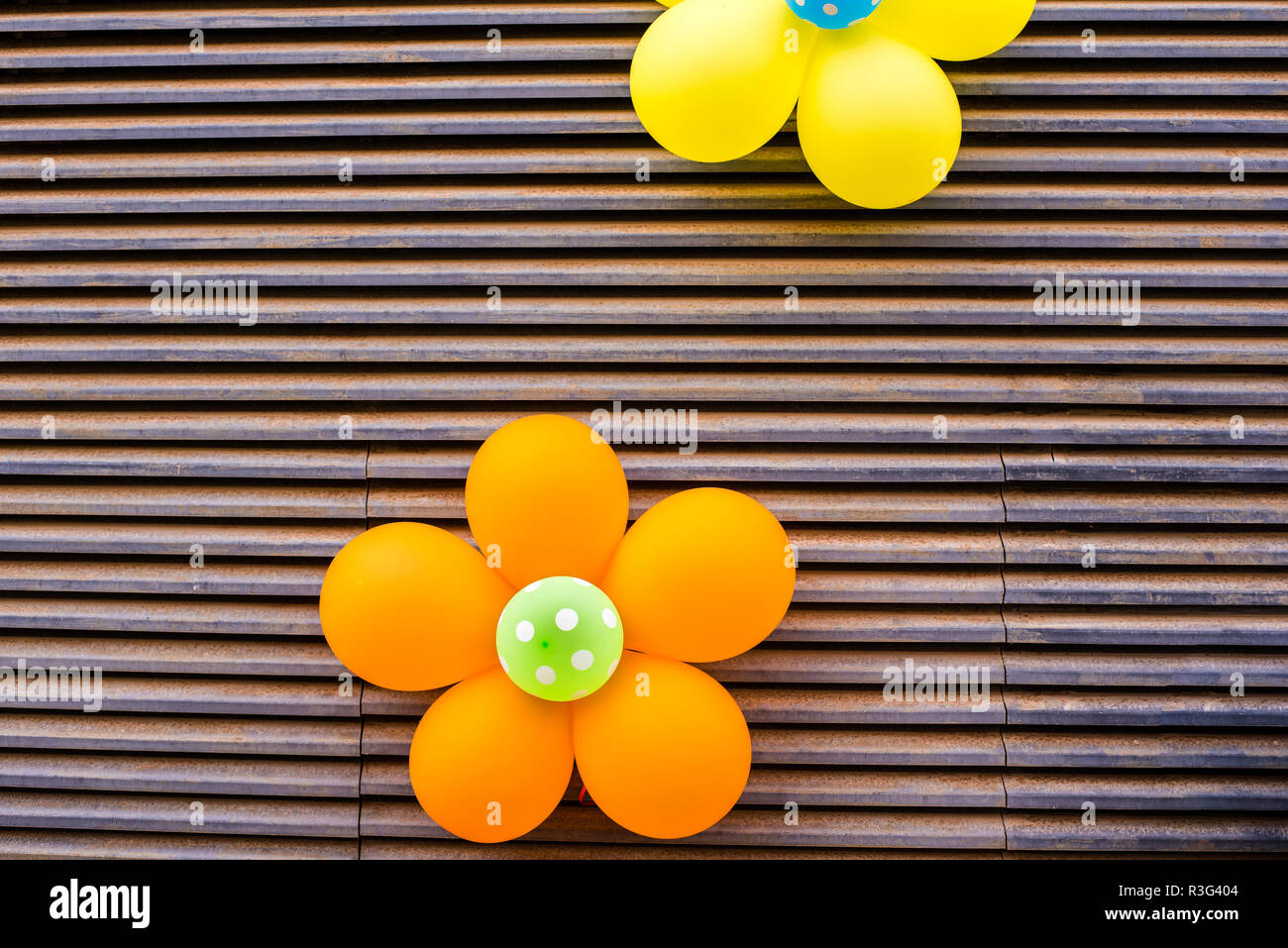 fun shapes with balloons Stock Photo - Alamy