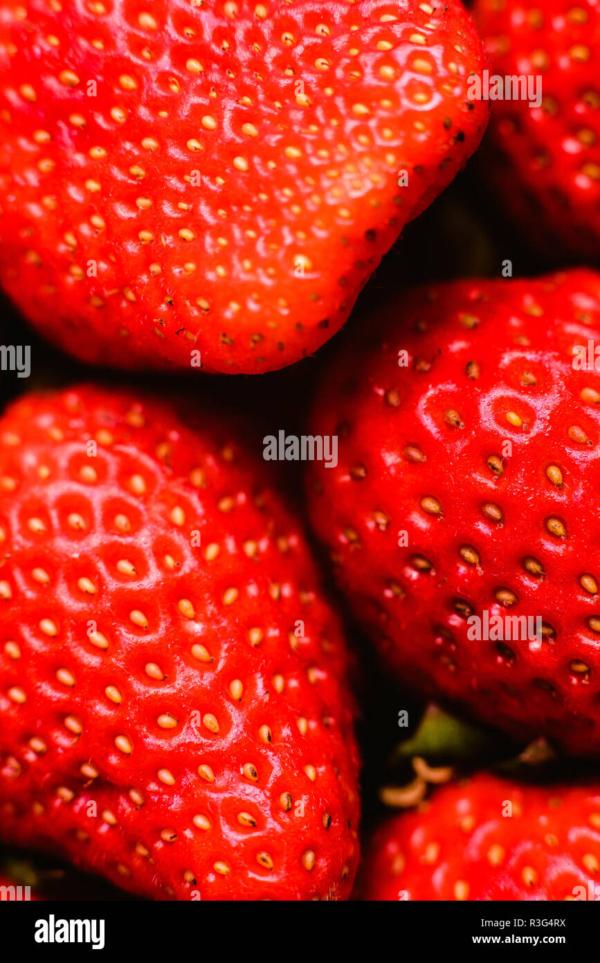Fresh very sweet red strawberries, summer fruit Stock Photo - Alamy