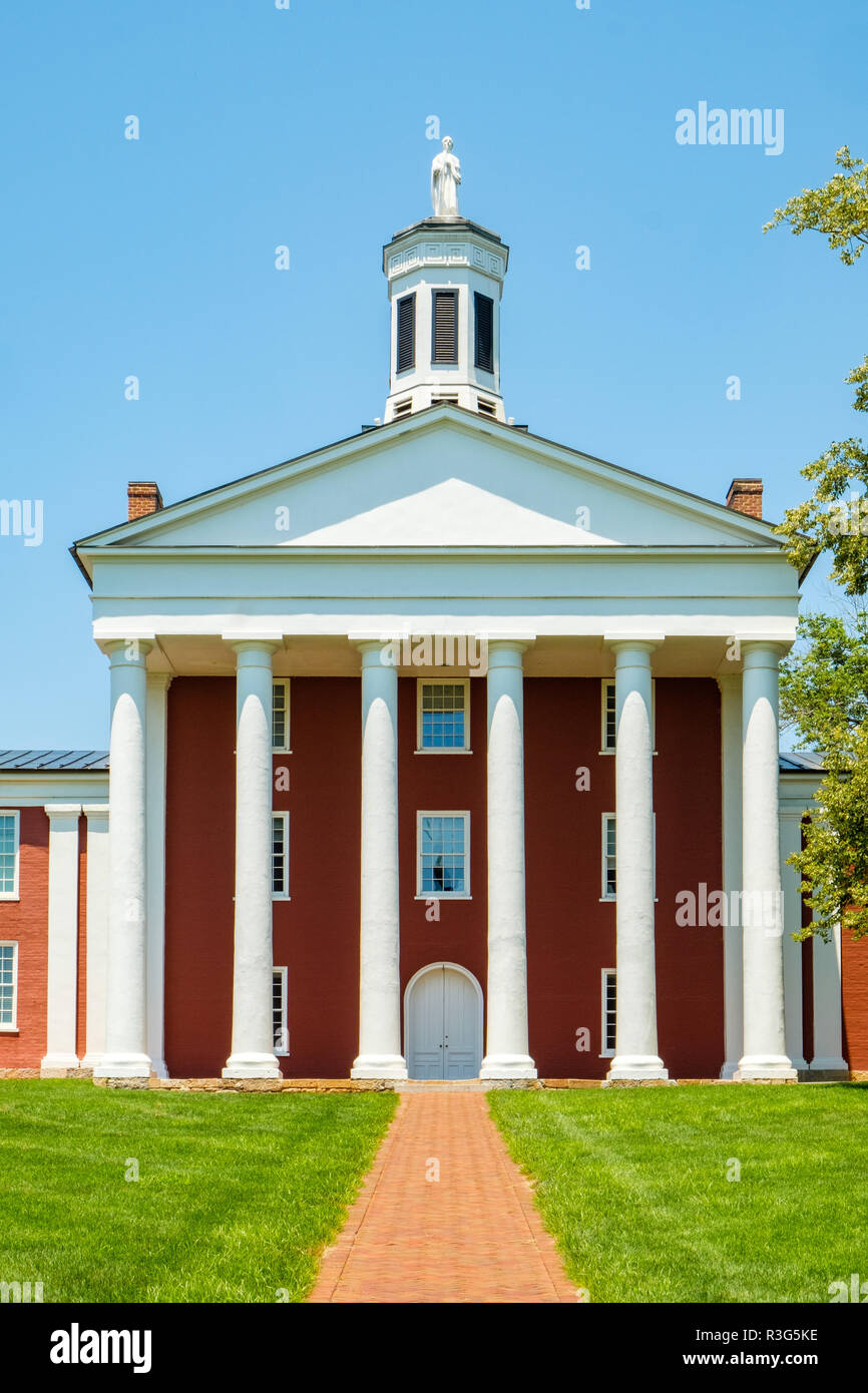 Washington hall washington lee university hi-res stock photography and ...