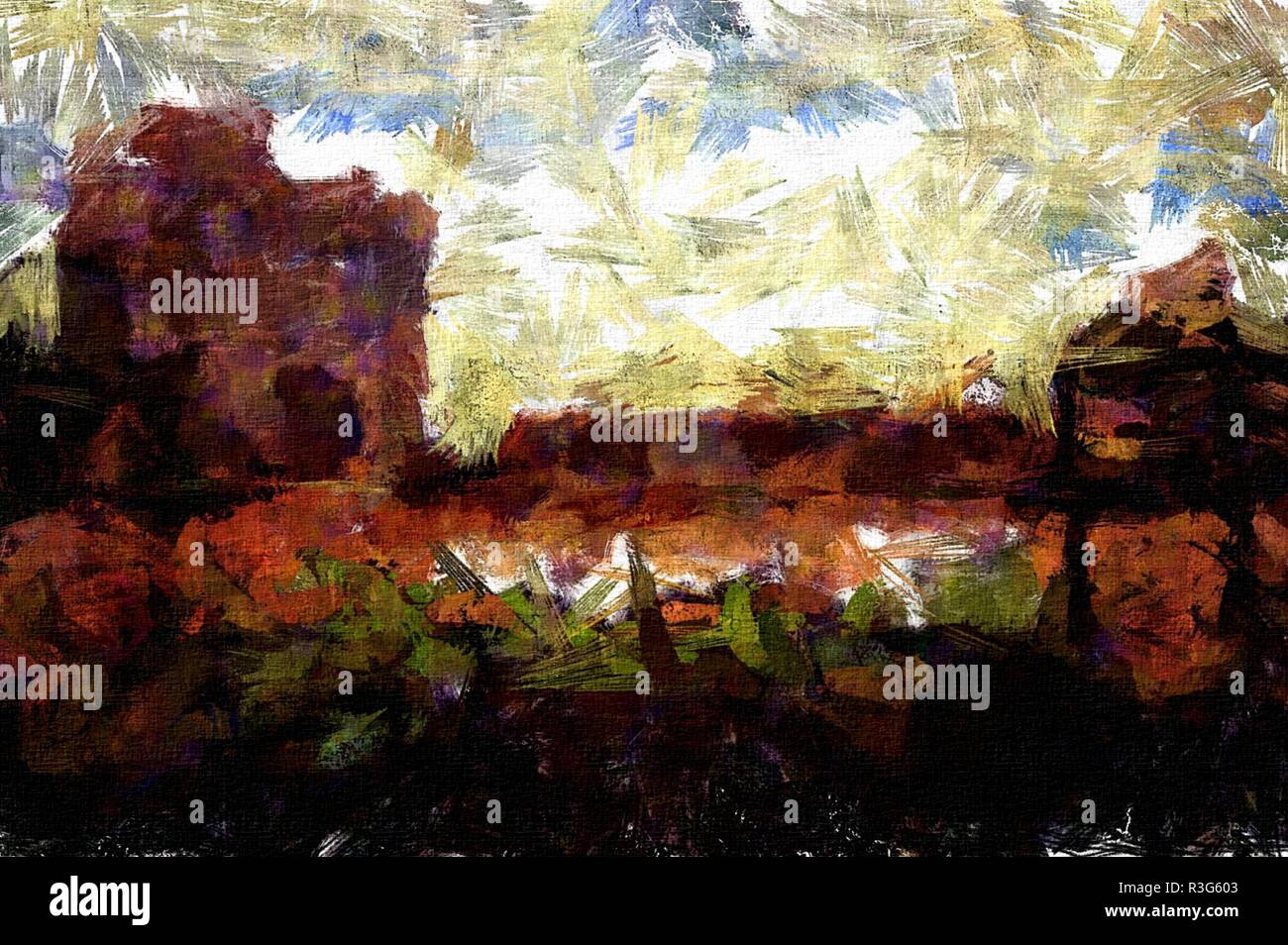 abstract psychedelic grunge background graphic stylization on a ...