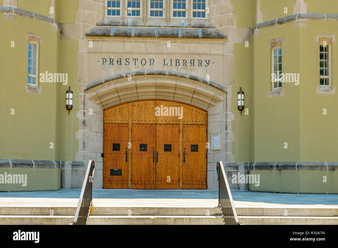 Preston Library, Virginia Military Institute, Lexington, Virginia Stock ...