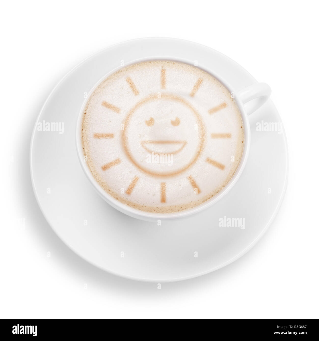 Summer morning sun Cut Out Stock Images & Pictures - Alamy