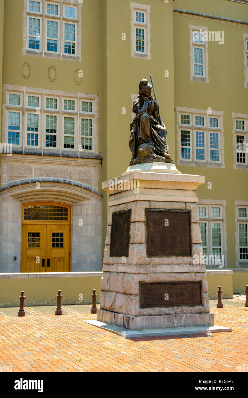 Virginia Mouring Her Dead statue by Moses Ezekiel, Virginia Military ...