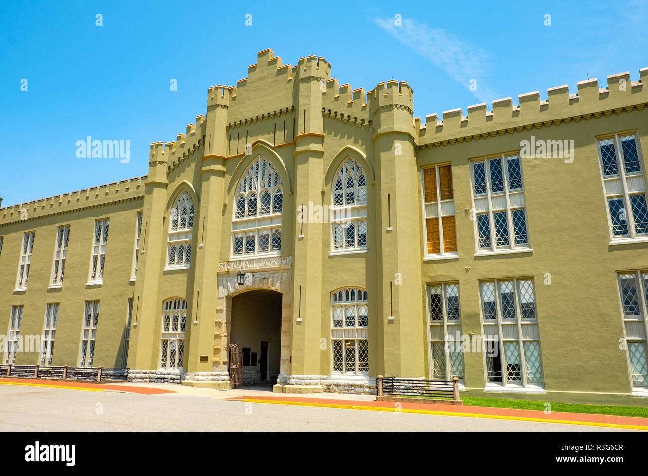 Old Barracks, Virginia Military Institute, Lexington, Virginia Stock ...
