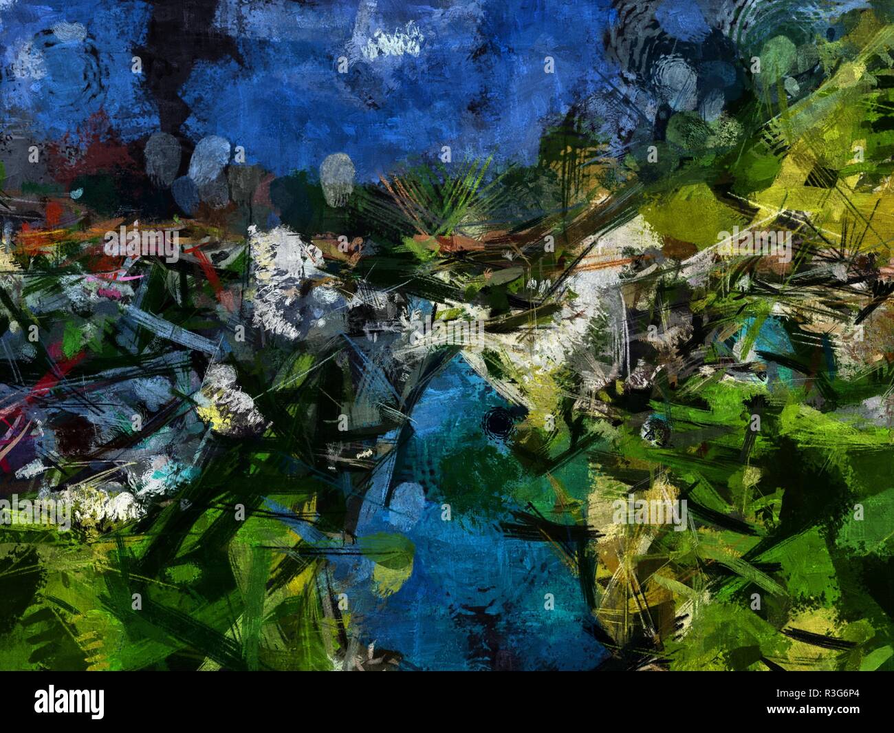 abstract psychedelic grunge background graphic stylization on a ...