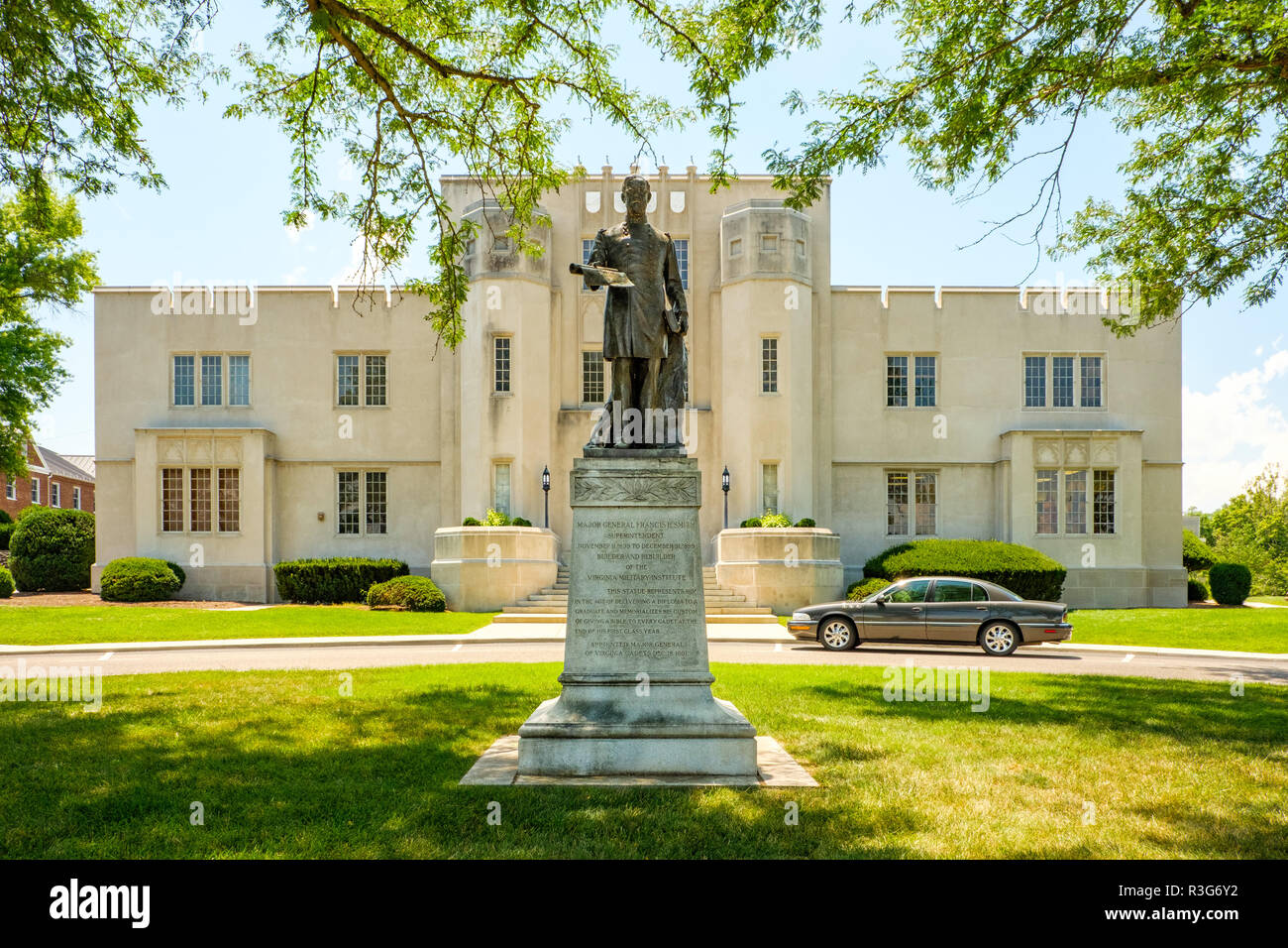 General Francis H Smith statue, Virginia Military Institute, Lexington ...