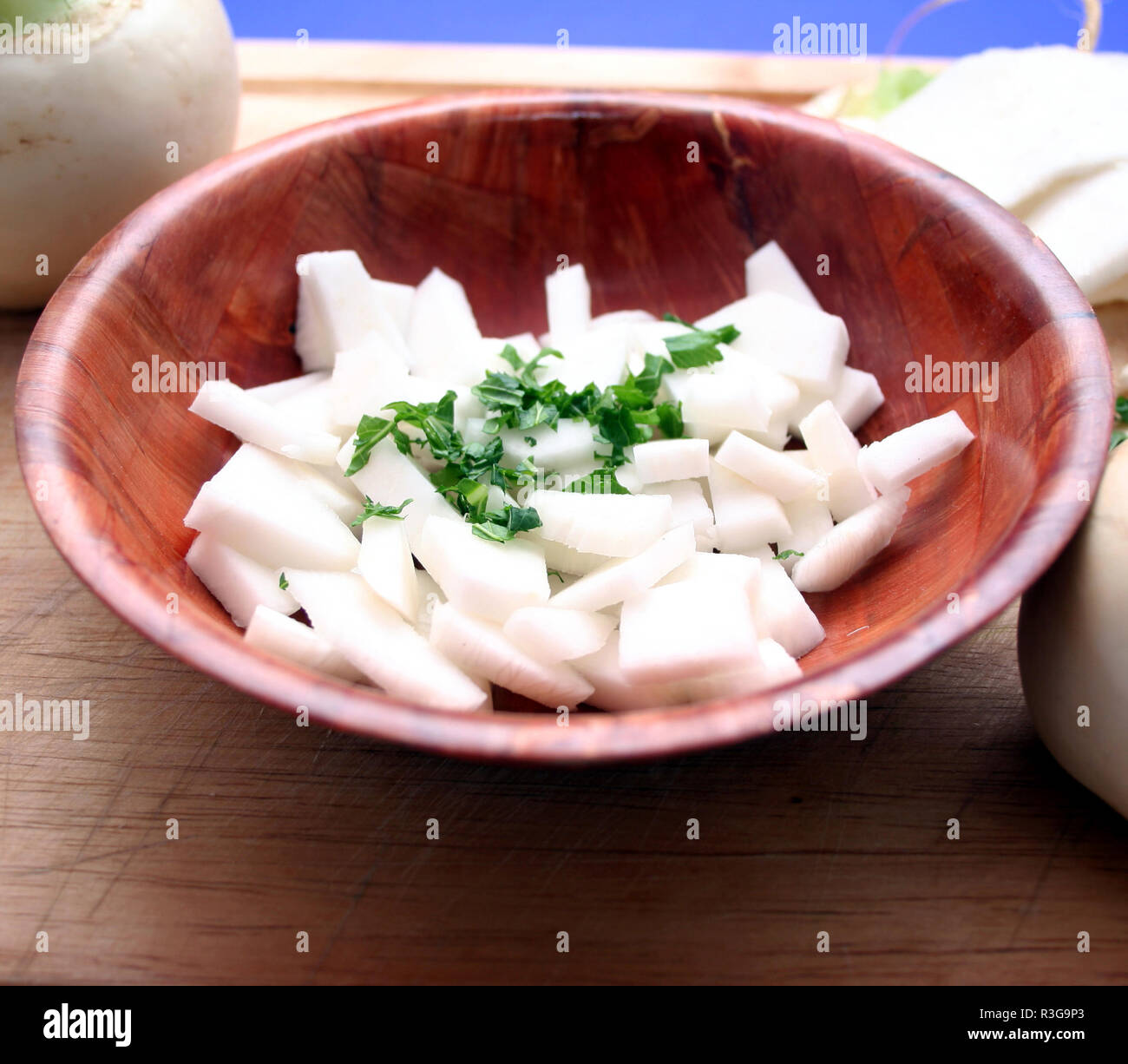 raw fruit and vegetables salad Stock Photo - Alamy