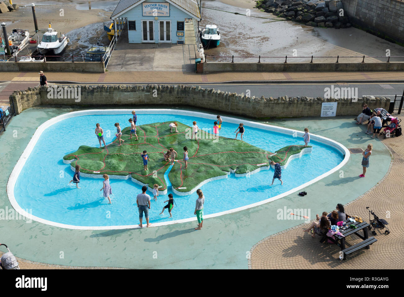 Map of ventnor hi-res stock photography and images - Alamy