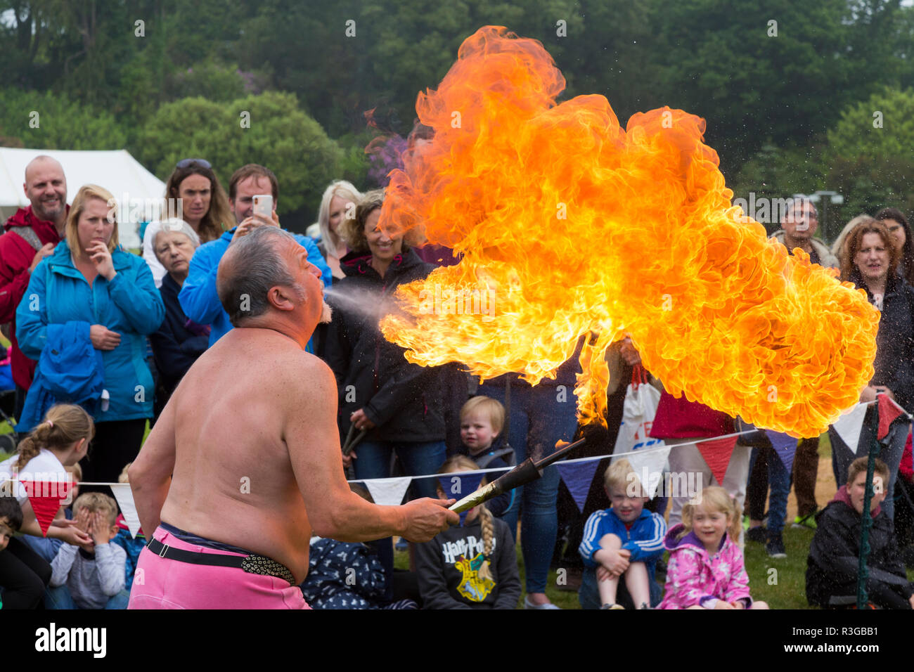 Fire eating circus hi-res stock photography and images - Alamy