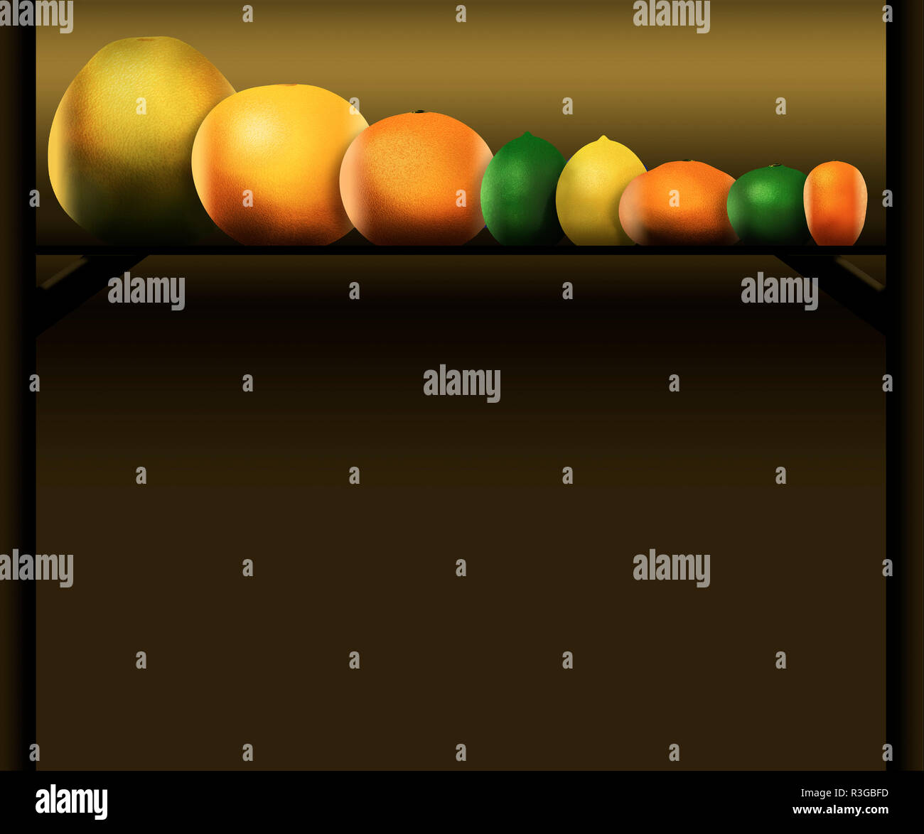 Eight popular citrus fruits are pictured left to right: pomelo ...