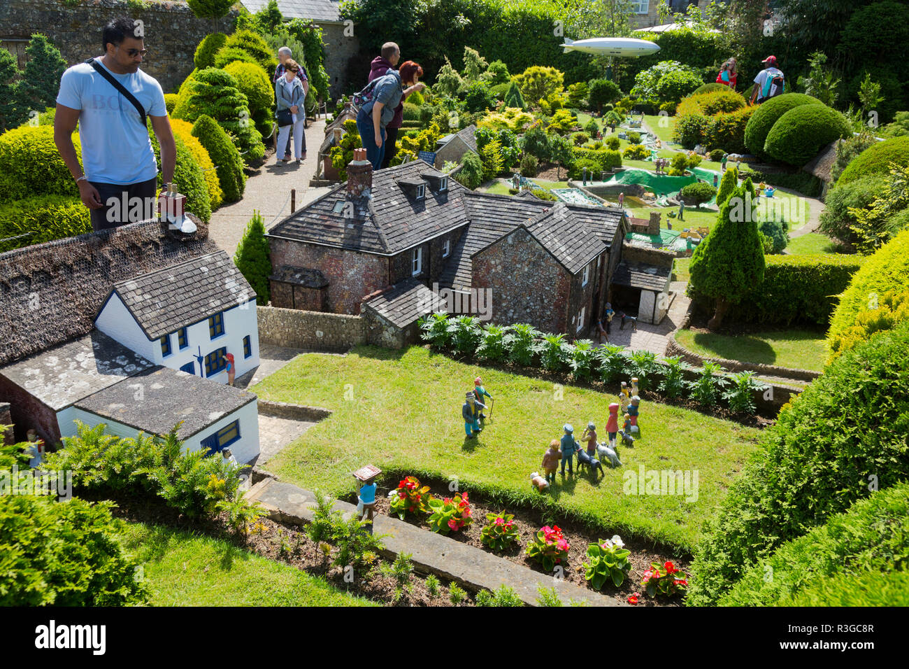 Miniature Outdoor Village Landscape