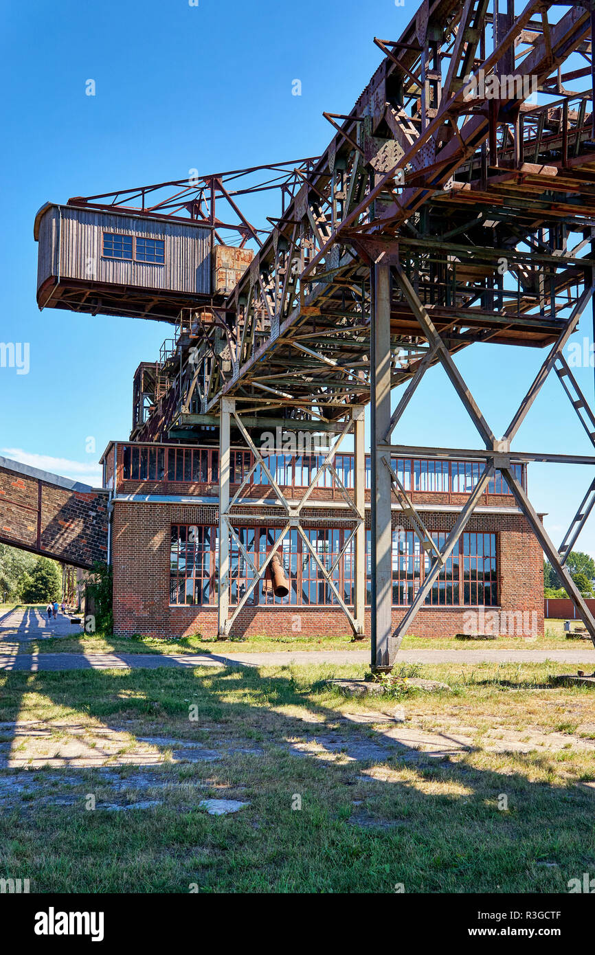 Crane bridge with crusher house in the Historical-Technical Museum ...