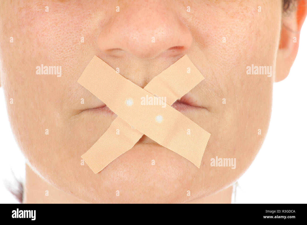 Gagged women hi-res stock photography and images - Alamy