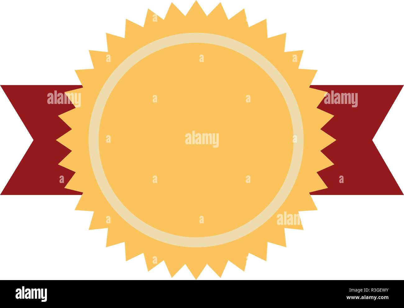 label classic blank ribbon template Stock Vector Image & Art - Alamy