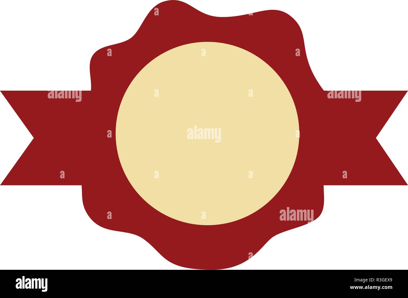 label classic blank ribbon template Stock Vector Image & Art - Alamy