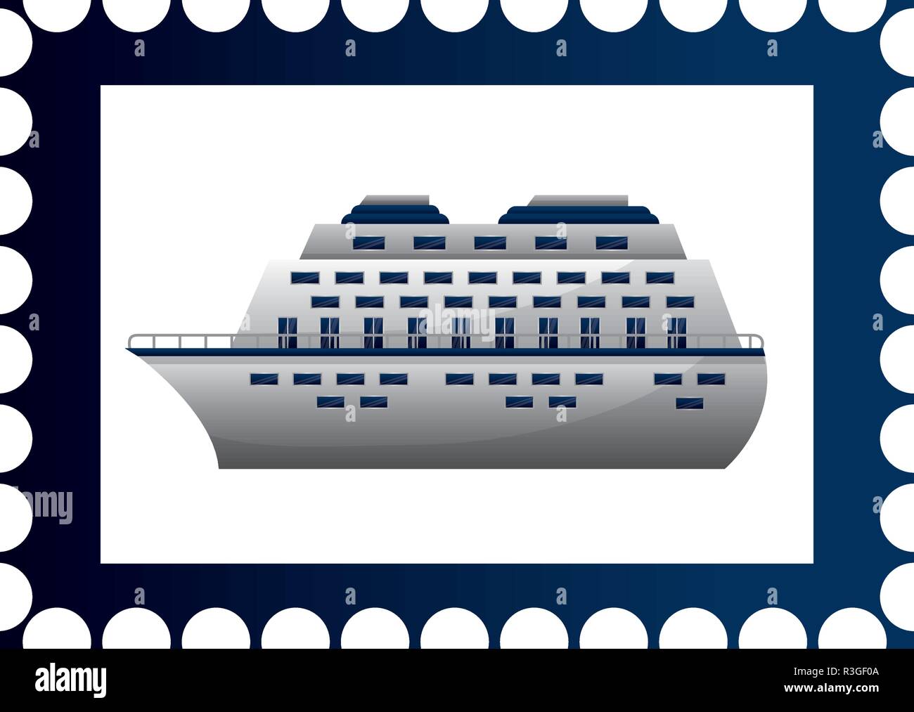 postage stamp template Stock Vector Image & Art - Alamy