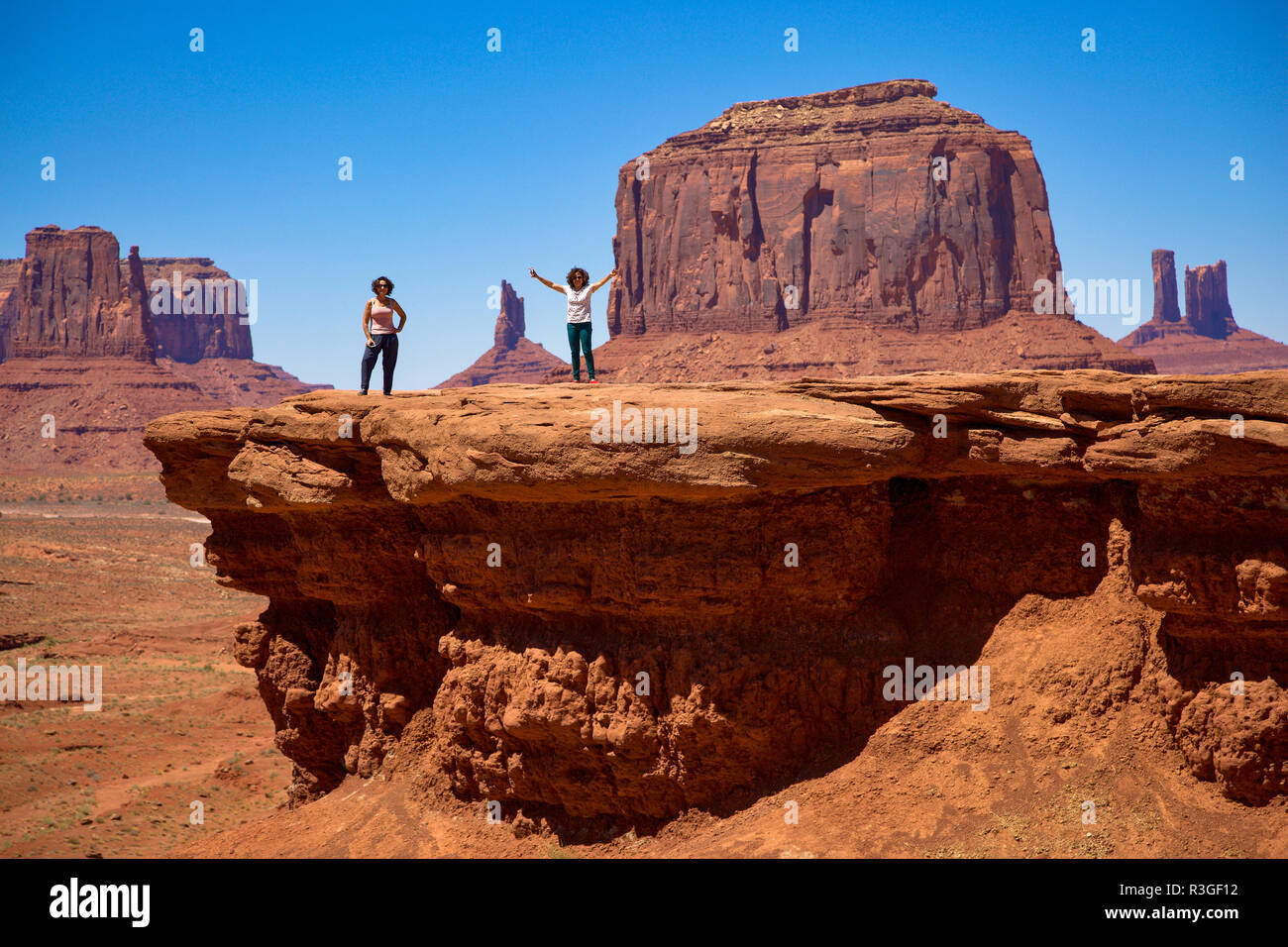 Visiting Monument Valley Stock Photo - Alamy