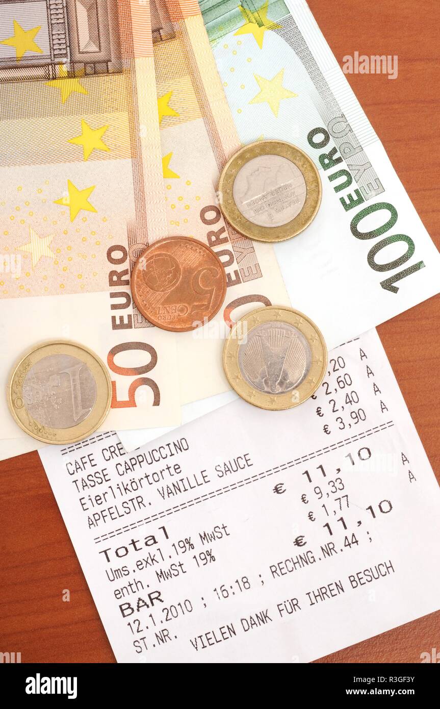 Pay slip euro hi-res stock photography and images - Alamy