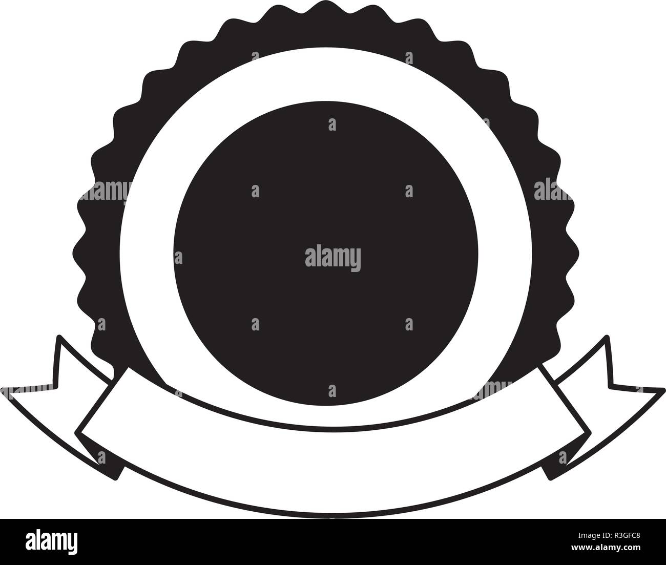 label ribbon empty Stock Vector Image & Art - Alamy