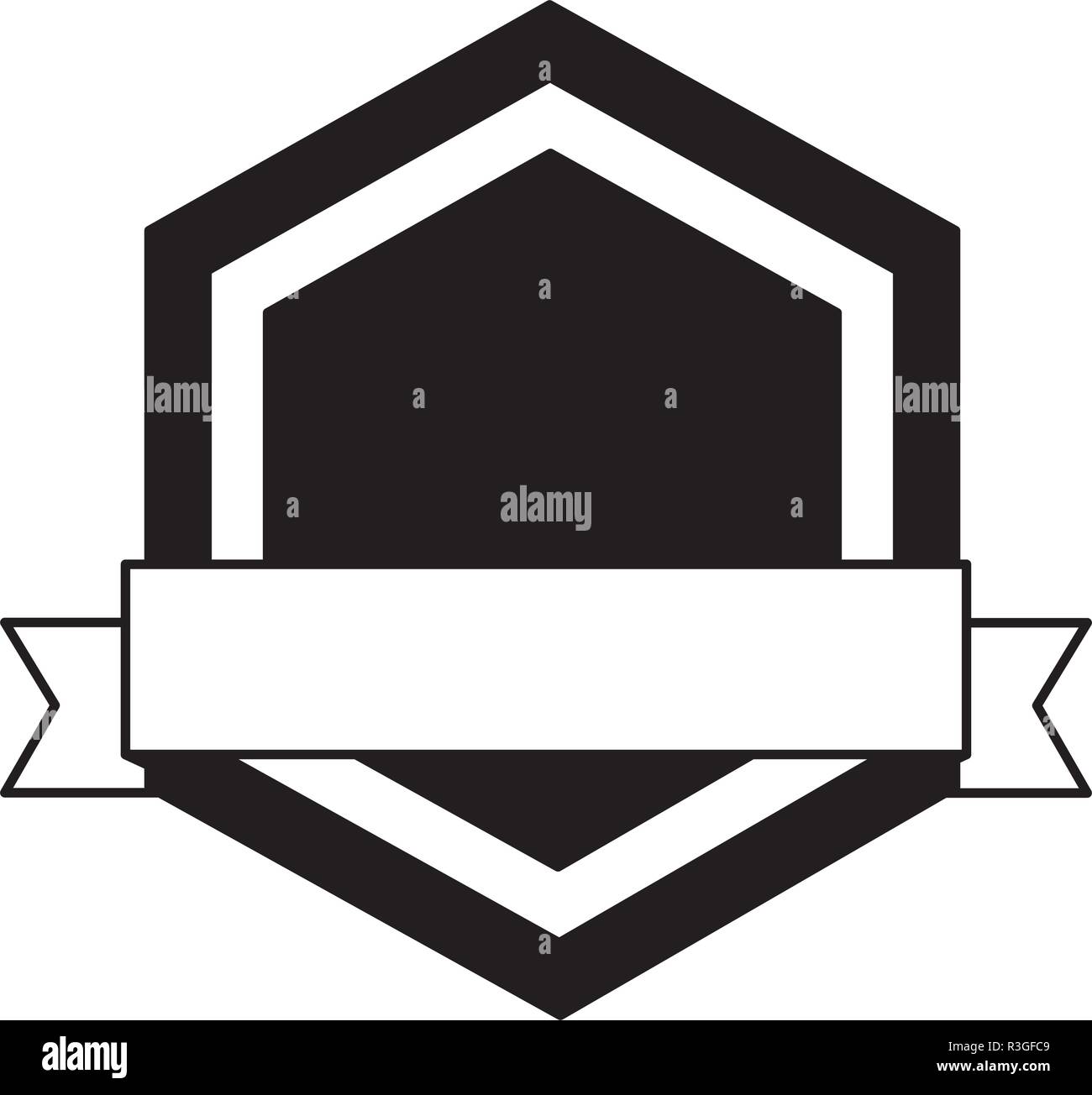 label ribbon empty Stock Vector Image & Art - Alamy