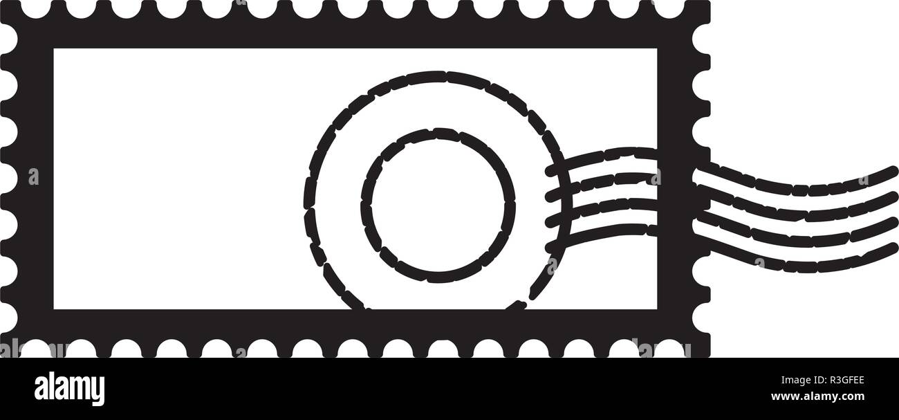 postage stamp template Stock Vector Image & Art - Alamy