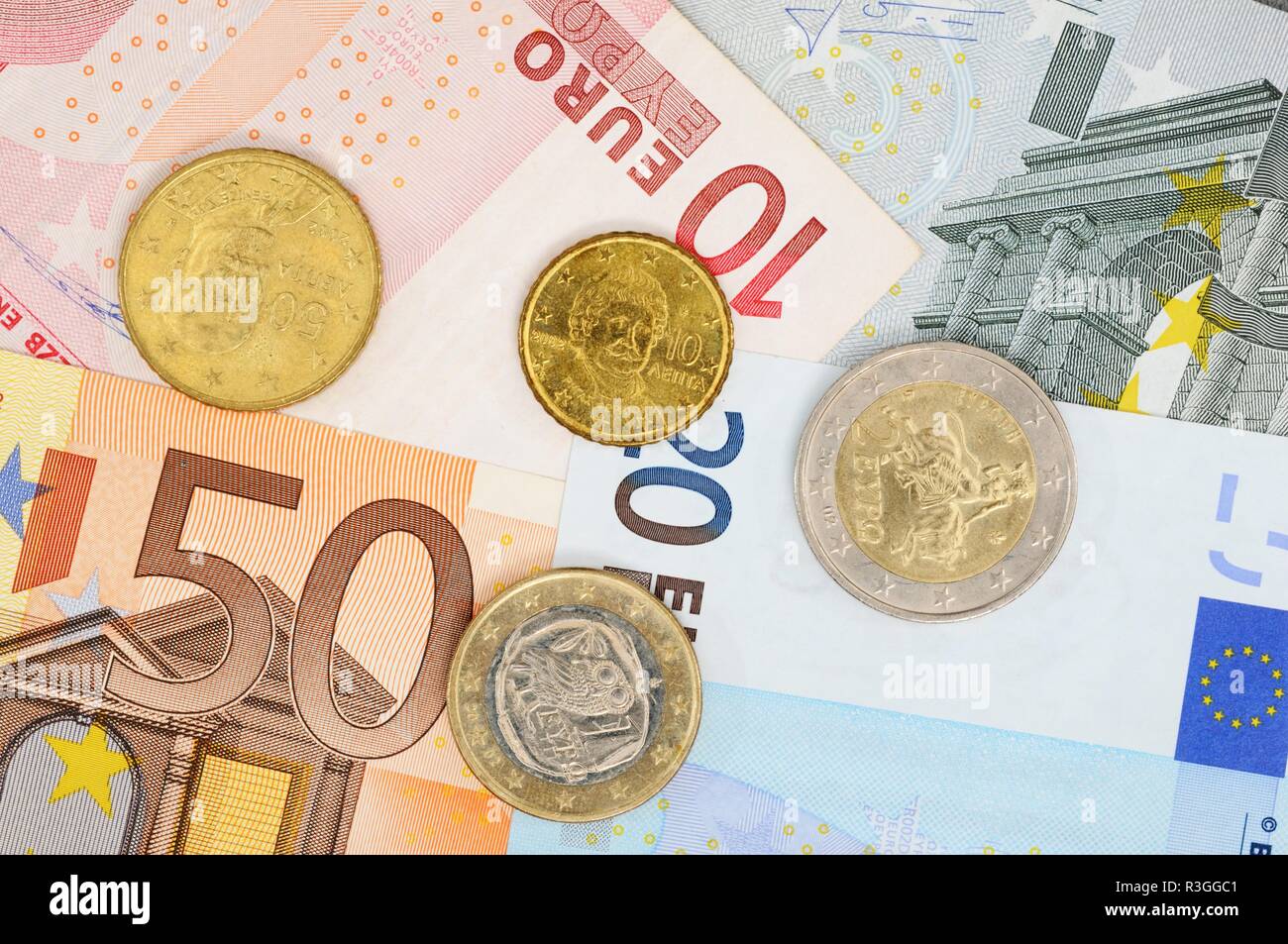 greek euro / greek euro Stock Photo - Alamy