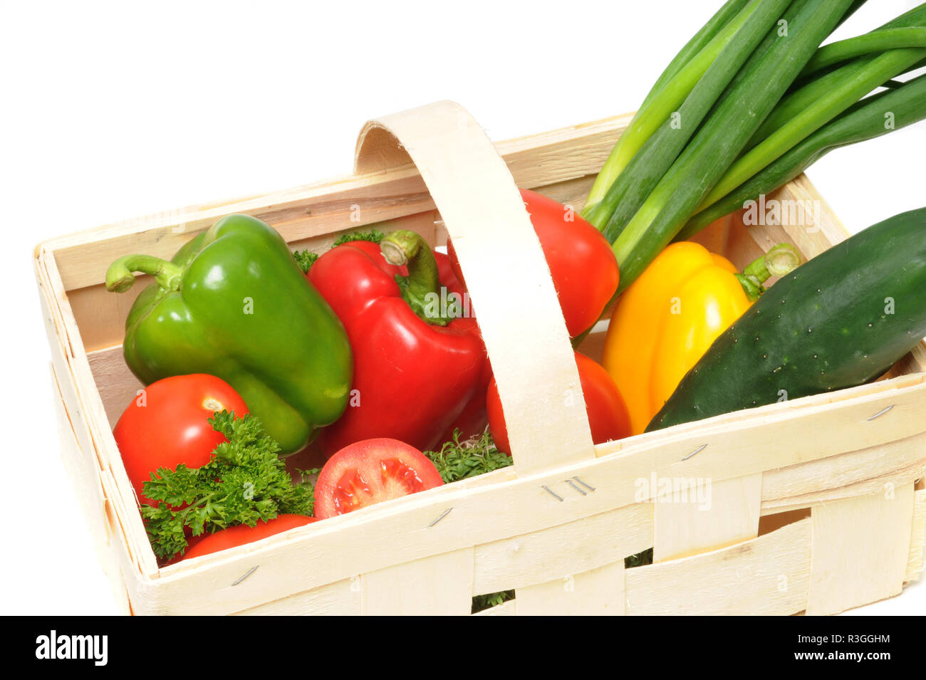 vegetable basket / vegetable basket Stock Photo - Alamy
