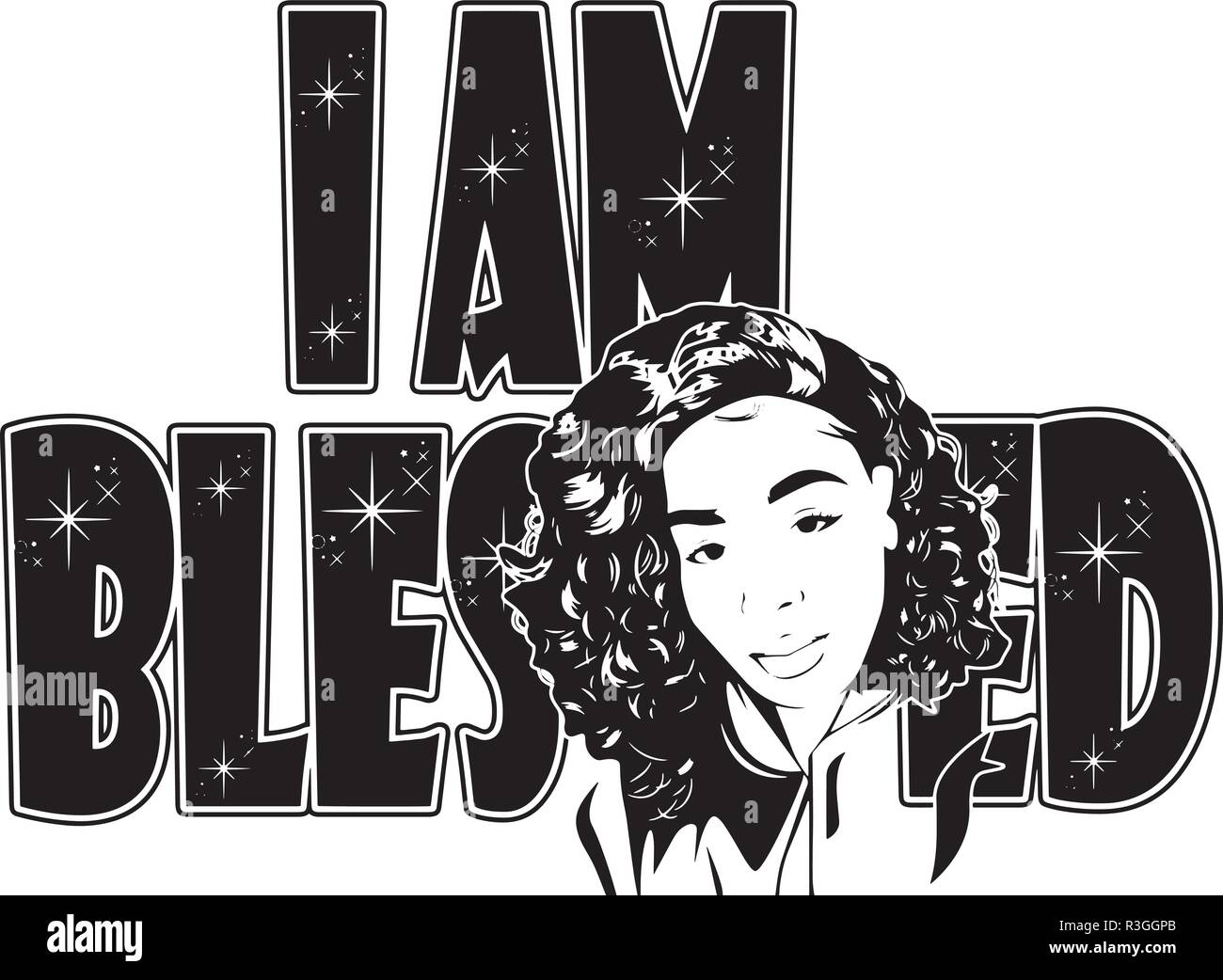 Young woman portrait beauty Stock Vector Images - Alamy