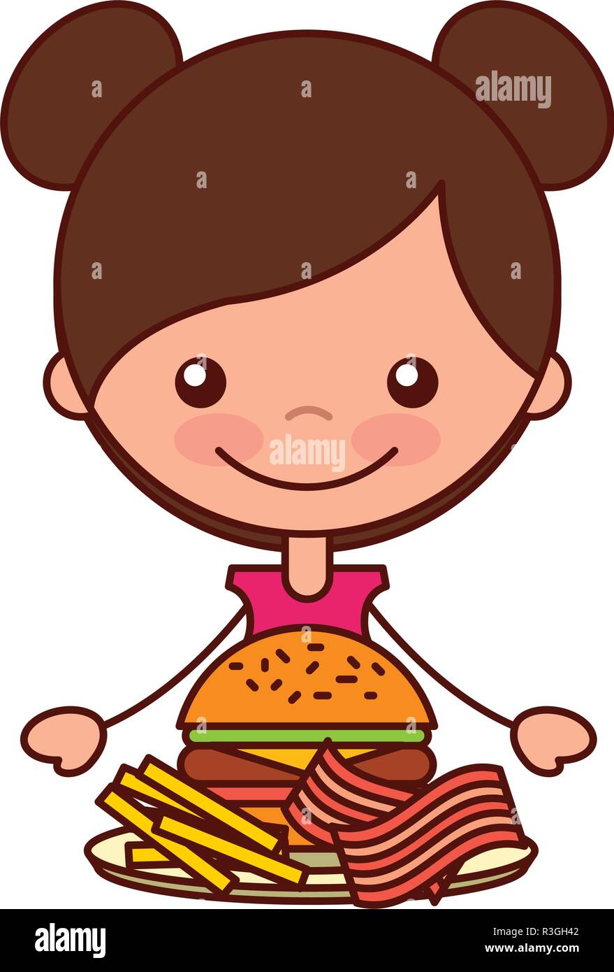 French fries bacon cheese Stock Vector Images - Alamy