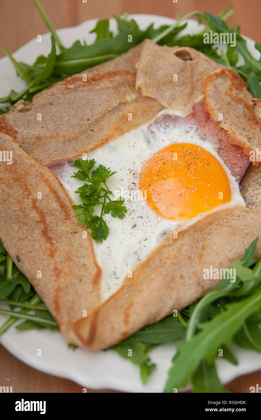 Galette de sarasin Stock Photo - Alamy