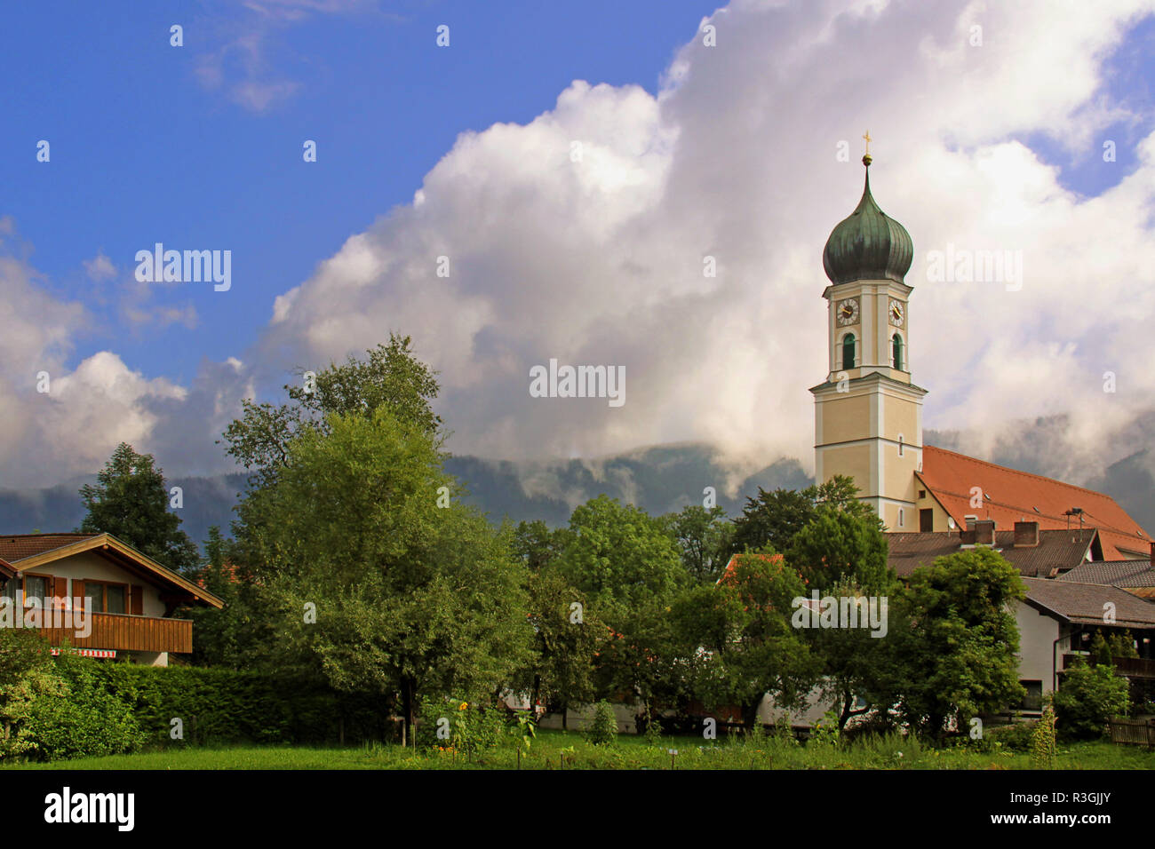 saints peter and paul in oberammergau Stock Photo - Alamy