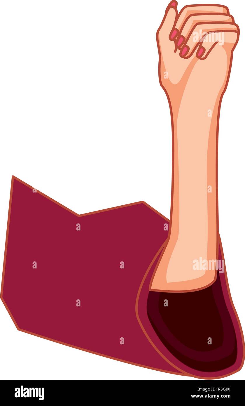 hand human avatar character vector illustration design Stock Vector ...